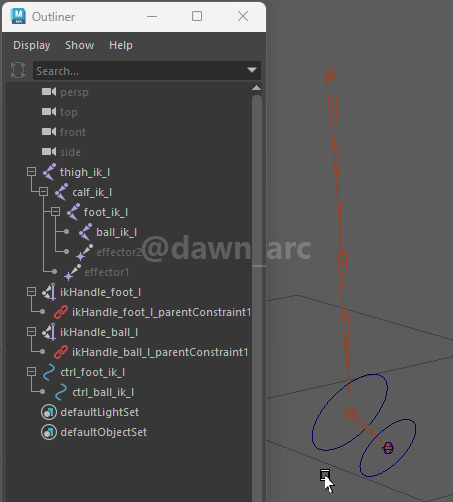 [Maya]Rigging 06 - Foundations of IK